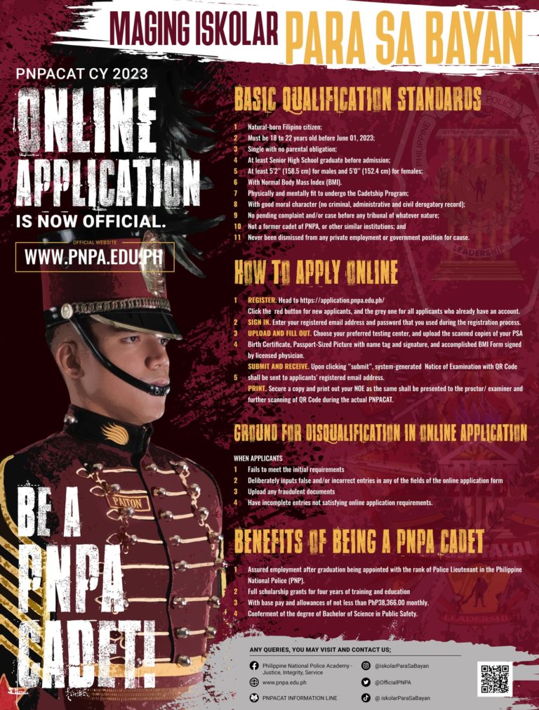 Admission - PNPA - PHILIPPINE NATIONAL POLICE ACADEMY